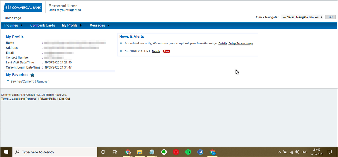 Combank online banking ප්‍රශ්නයක් | ElaKiri