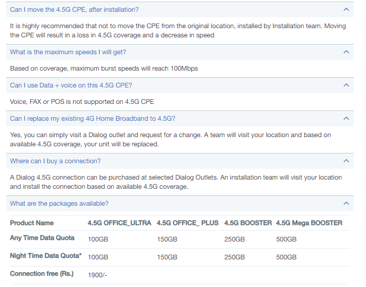 Dialog HBB 4G+ Mean 4.5G Speed Test | ElaKiri