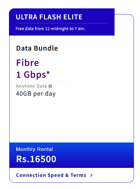 SLT New Speed Based Fibre Unlimited Packages | Page 4 | ElaKiri